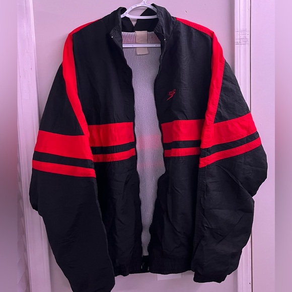 Speedo | Jackets & Coats | Vintage 8s90s Speedo Windbreaker Bomber Red ...